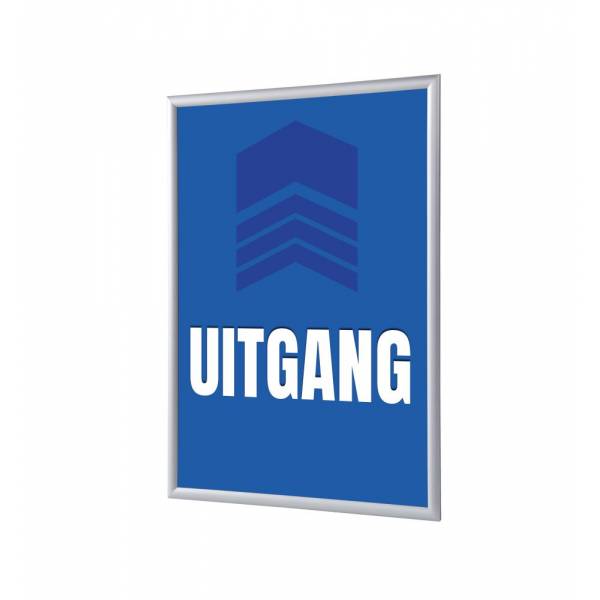 Snap Frame A4 Complete Set Exit Blue Dutch | Showdowndisplays.eu