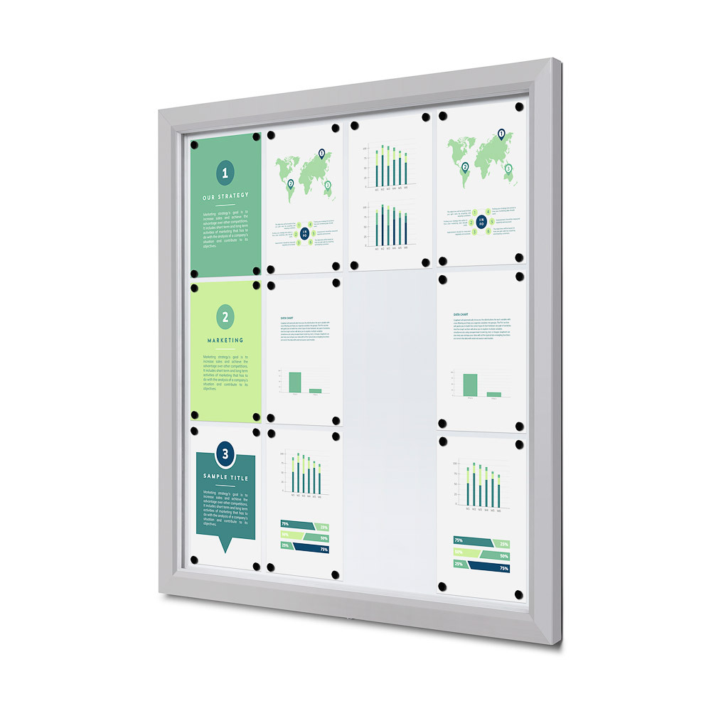 Outdoor Lockable Showcase Slim | Showdowndisplays.eu