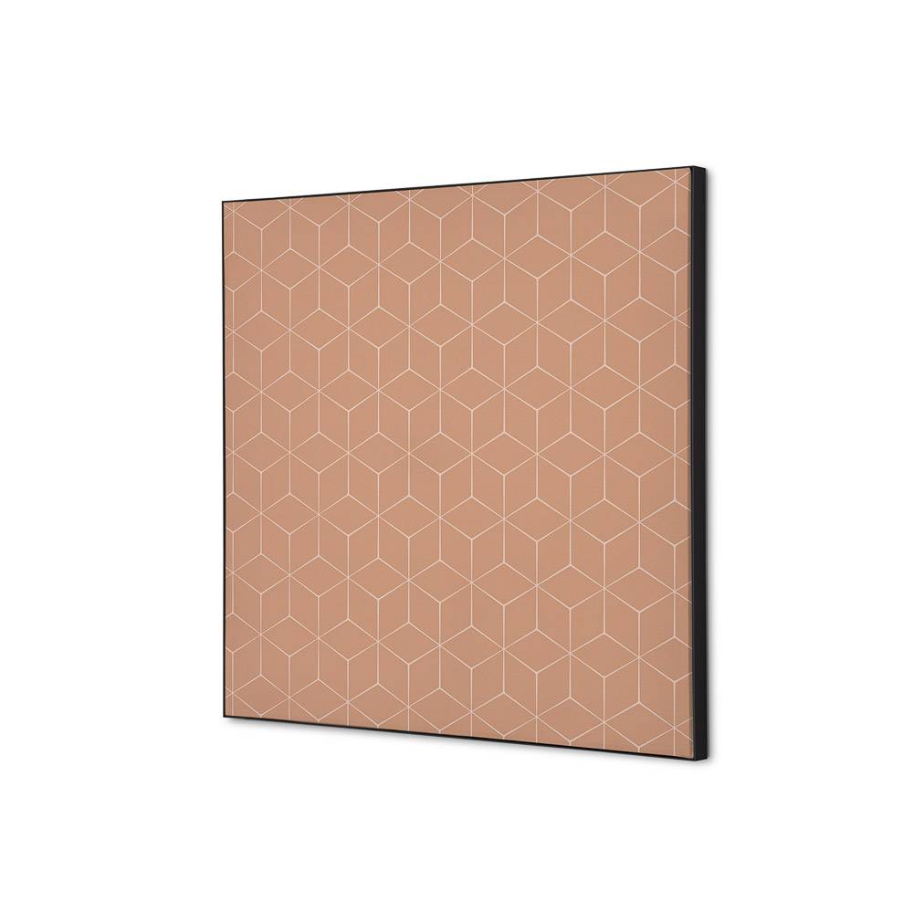 Textile Wall Decoration SET A1 Hexagon Rust | Showdowndisplays.eu