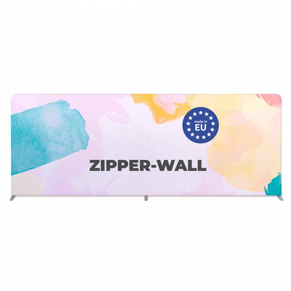 Zipper-Wall Straight Basic 600 x 230 cm | Showdowndisplays.eu