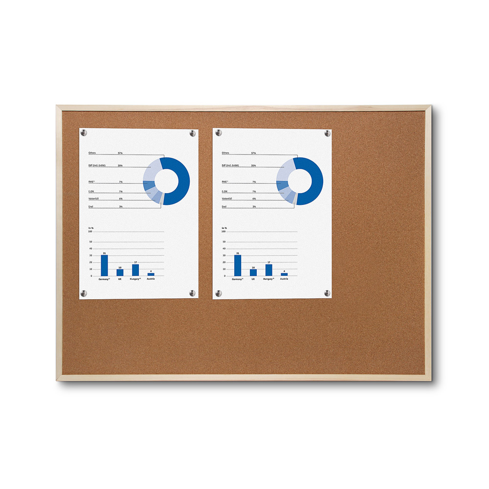 Wooden Corkboard | Showdowndisplays.eu