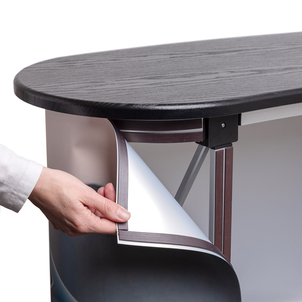 Counter Magnetic Table Top Black | Showdowndisplays.eu