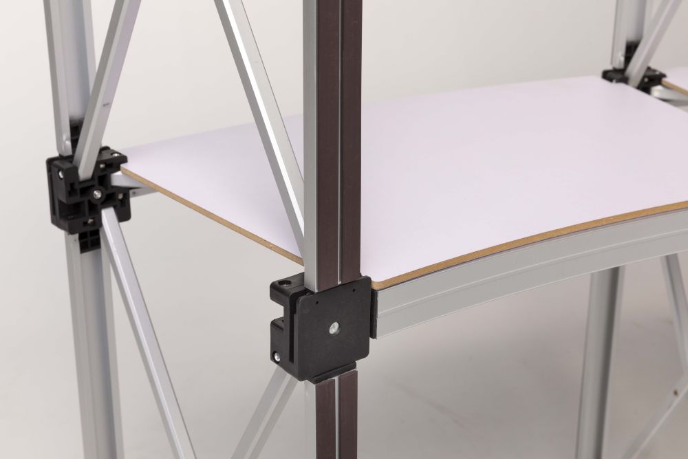 Counter Magnetic Table Top Light Oak | Showdowndisplays.eu