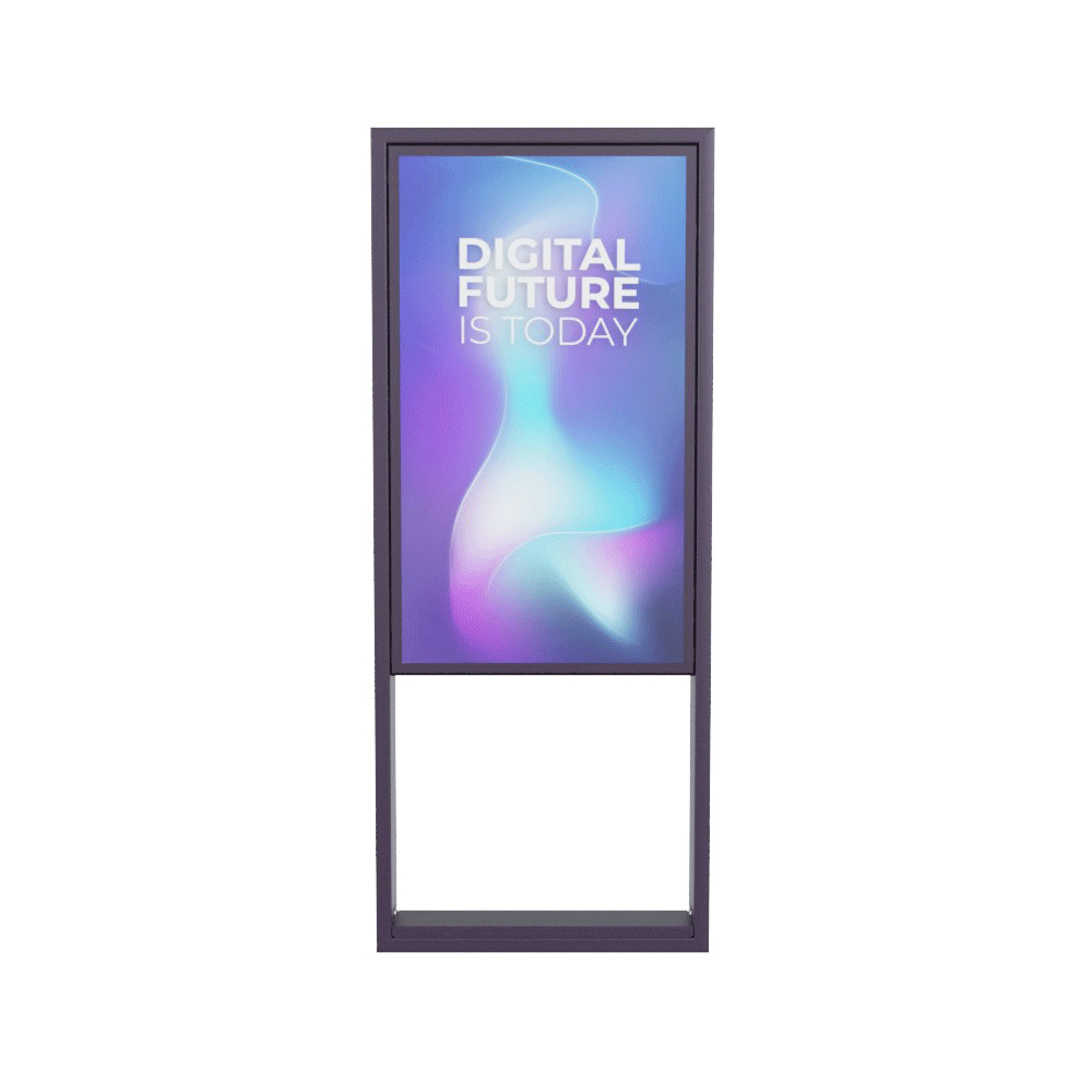 Outdoor Digital Totem Design with 55" Samsung Screen | Showdowndisplays.eu
