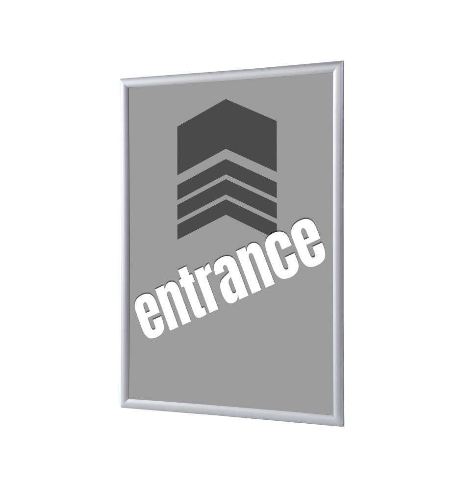 Snap Frame A4 Complete Set Entrance Grey English | Showdowndisplays.eu