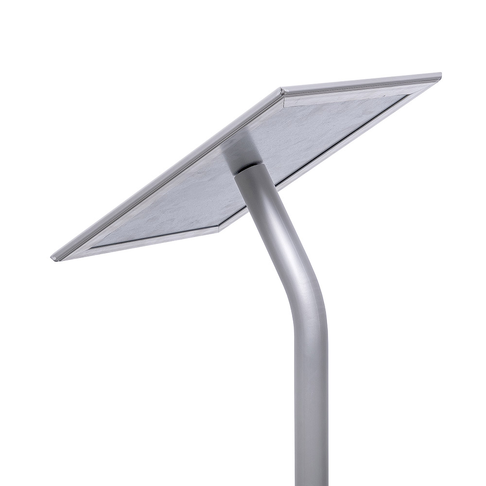 Menu Board Design Angle A4 Rounded Corners 25 mm | Showdowndisplays.eu