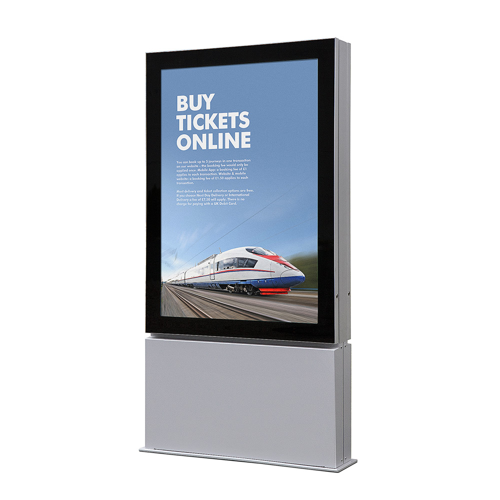 LED Outdoor Premium Poster Case Freestanding | Showdowndisplays.eu