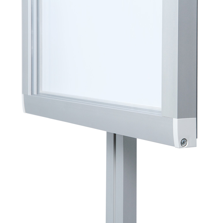 Freestanding Indoor Lockable Noticeboard | Showdowndisplays.eu