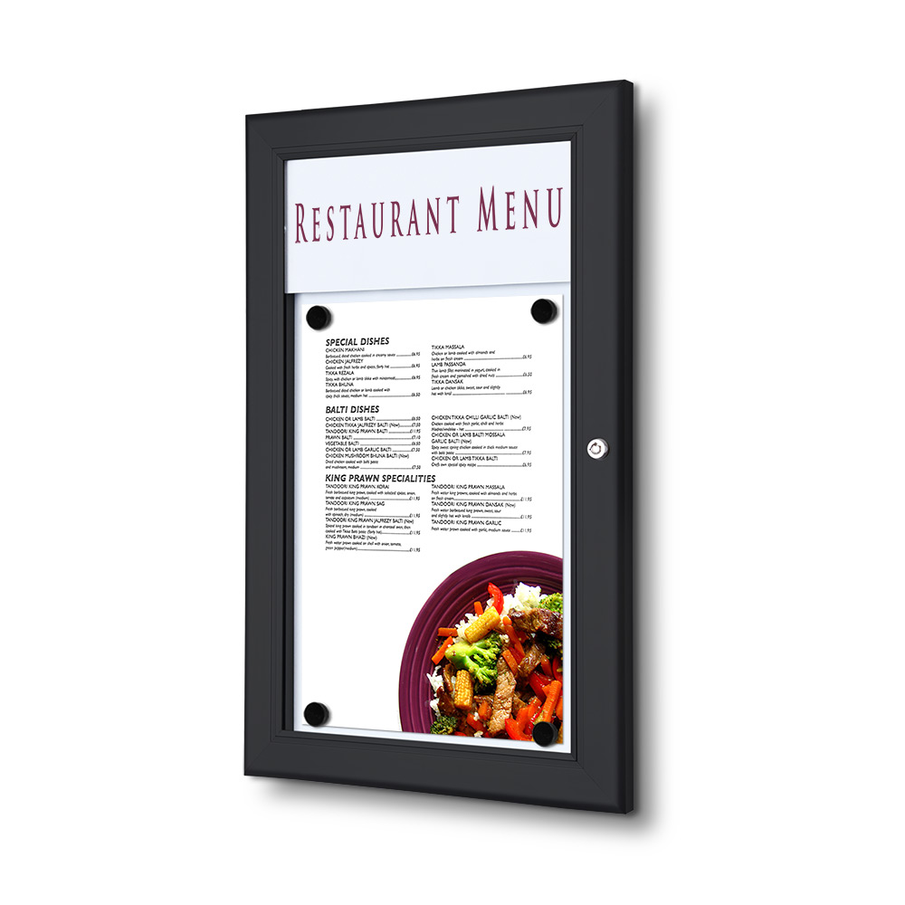 Outdoor Menu Case Logo / LED | Showdowndisplays.eu