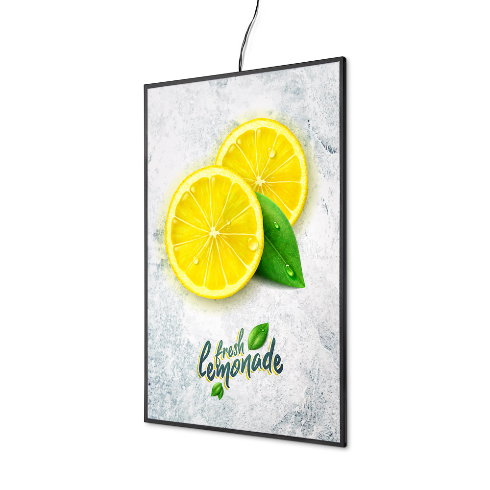 LED Slide In Frame Slim A2 | Showdowndisplays.eu