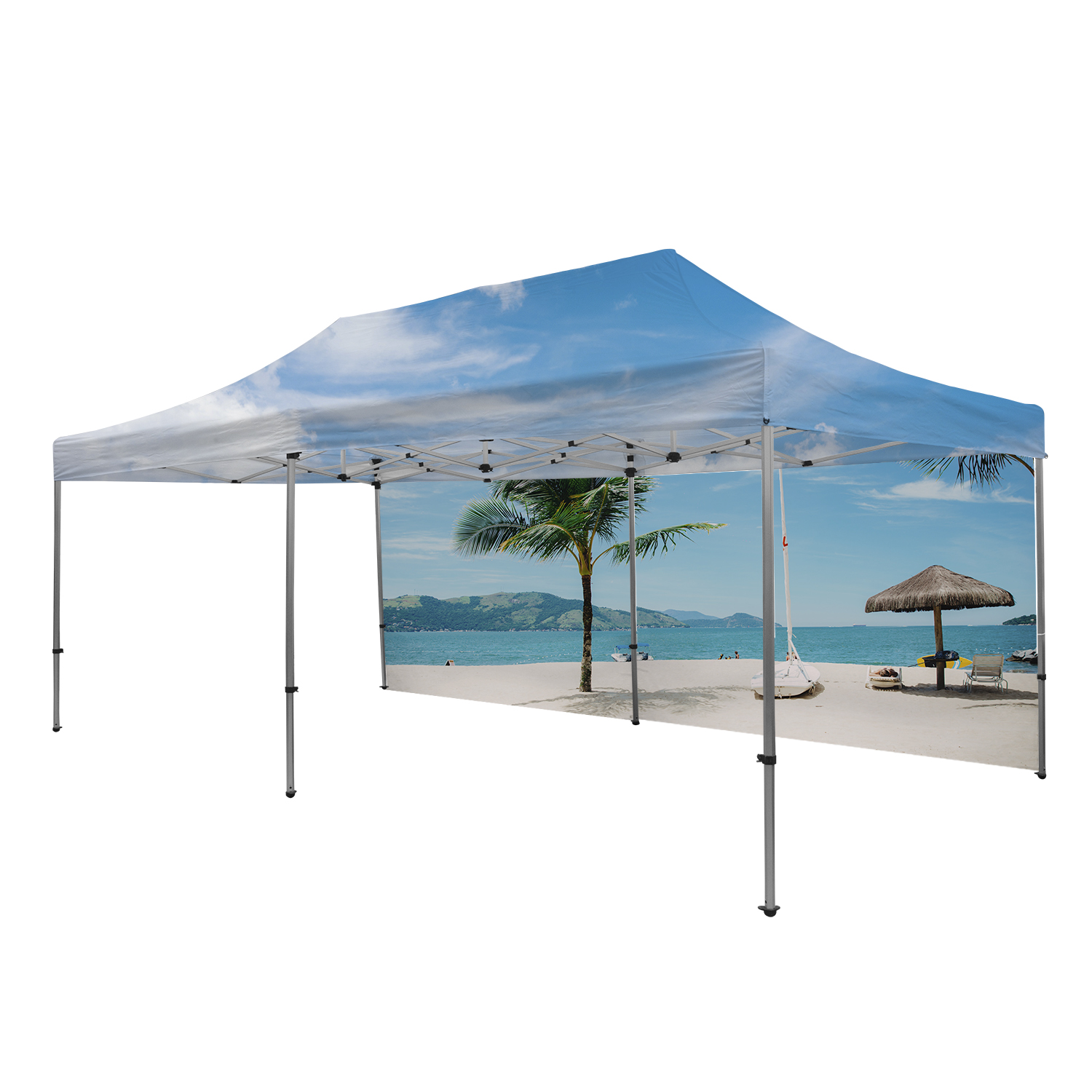 Tent Alu Full Wall Inside Print | Showdowndisplays.eu