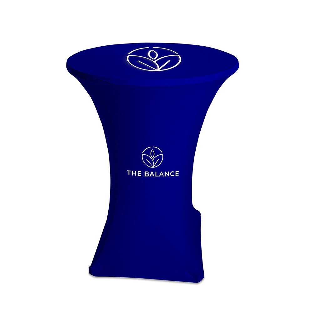 Table Cover Standing 80 cm Round | Showdowndisplays.eu