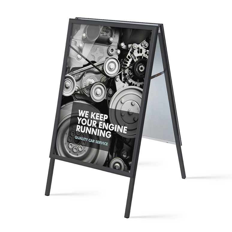 A-Board 70 x 100 cm Round Corners 32 mm | Showdowndisplays.eu