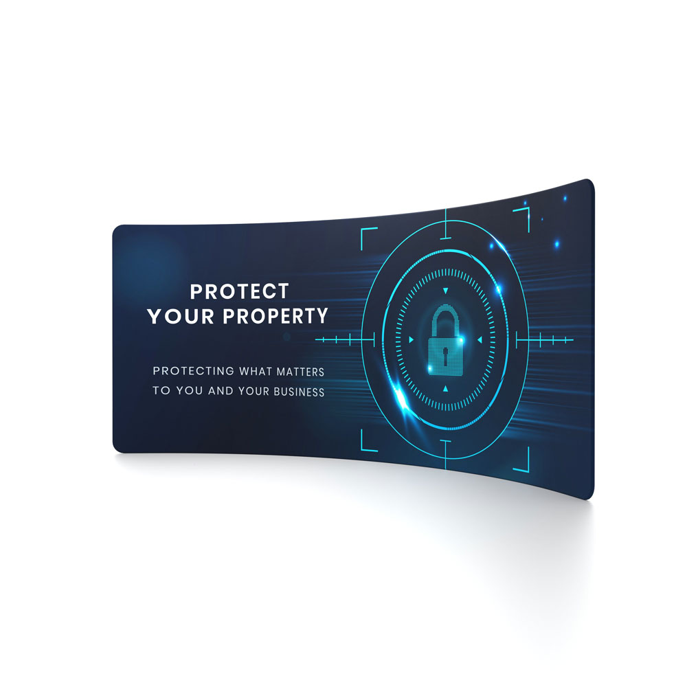 Zipper Wall Curved Basic | Showdowndisplays.eu