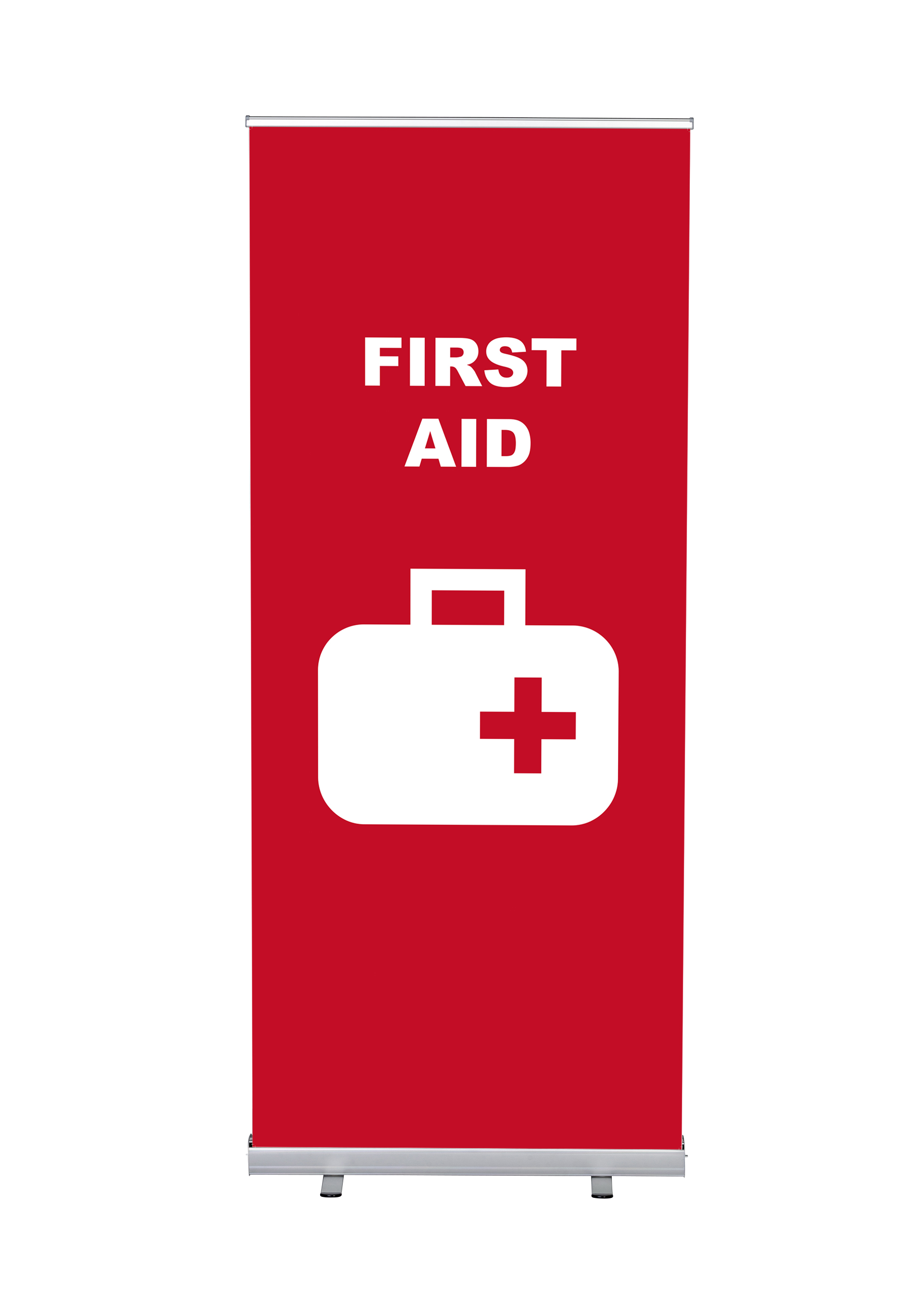 Roll-Banner Budget 85 Complete Set First Aid | Showdowndisplays.eu